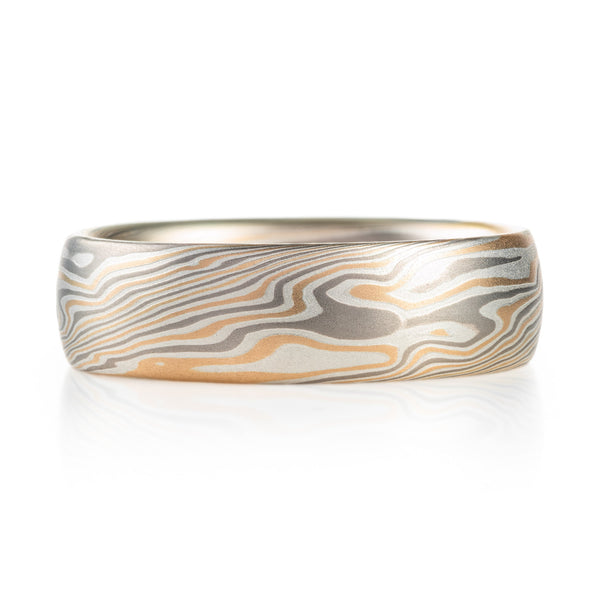 Elegant Twist Pattern Ring in Flare Palette – Susan Freda Studios