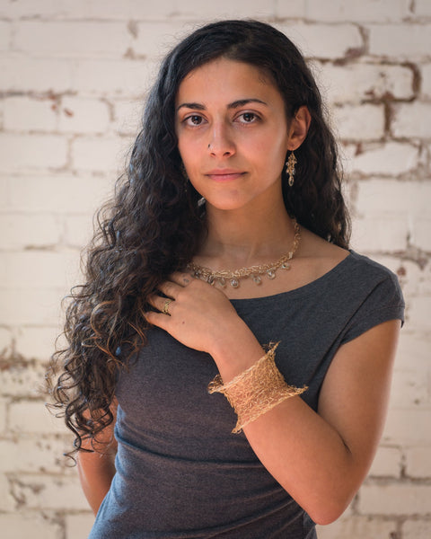 Spun Green Amethyst Collar – Susan Freda Studios