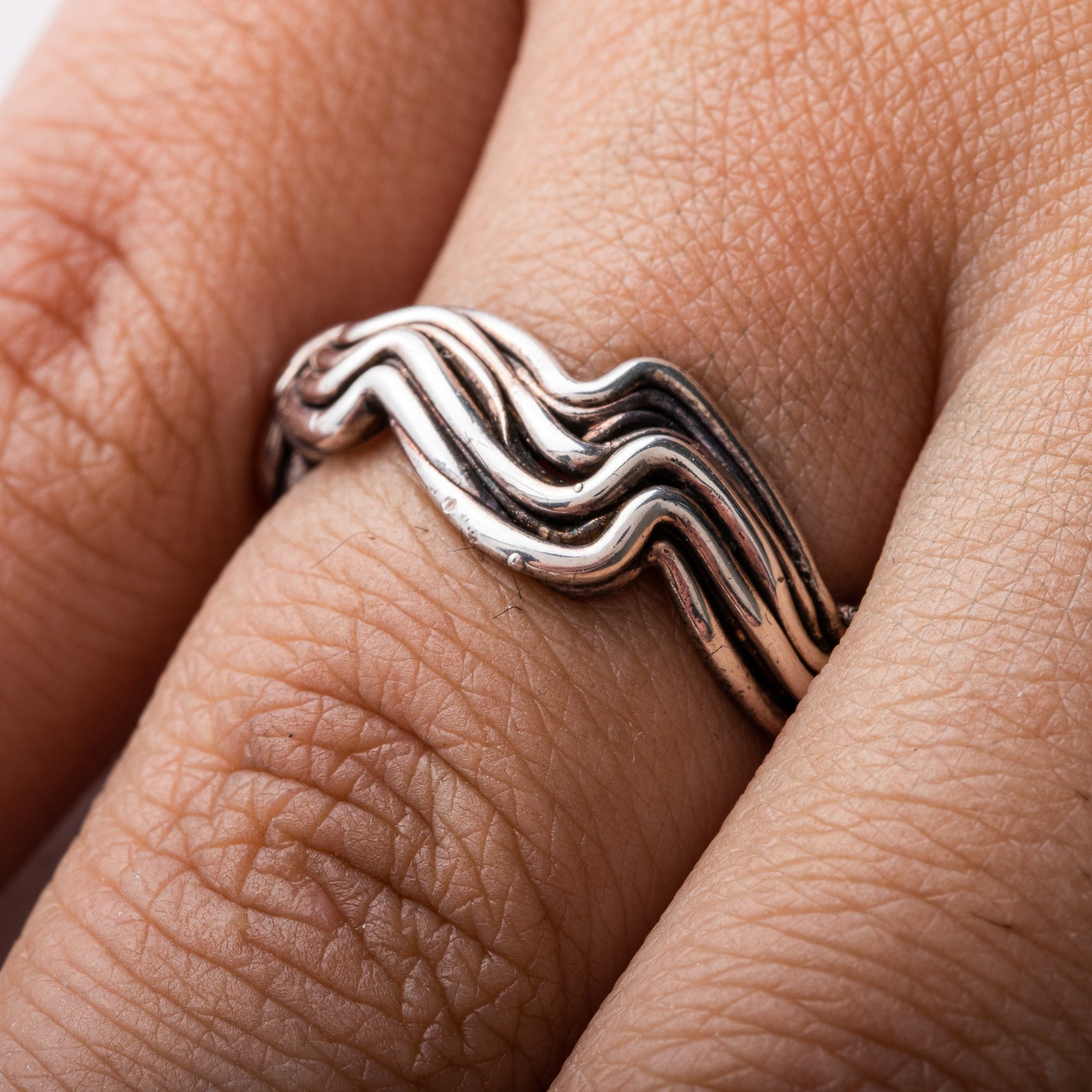 Silver Waves Ring – Susan Freda Studios