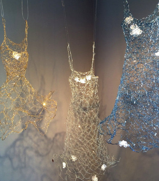 3 Dresses Installed – Susan Freda Studios