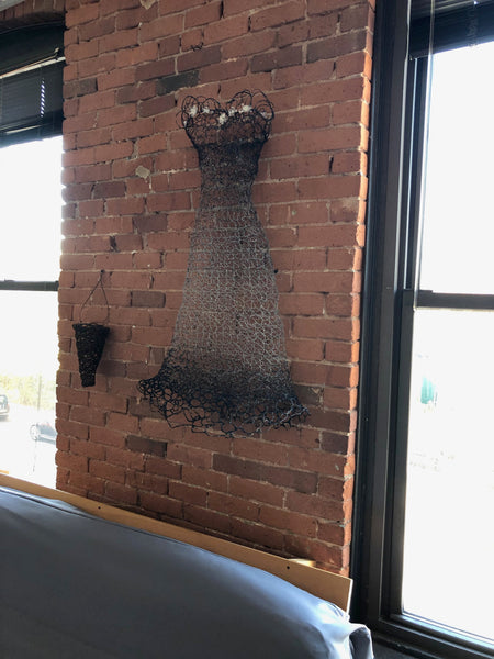 Dress Sculpture Installed in Living Room – Susan Freda Studios