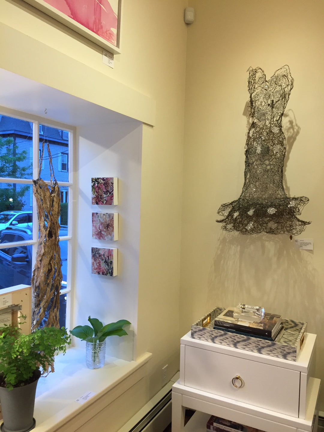 Installed dress – Susan Freda Studios