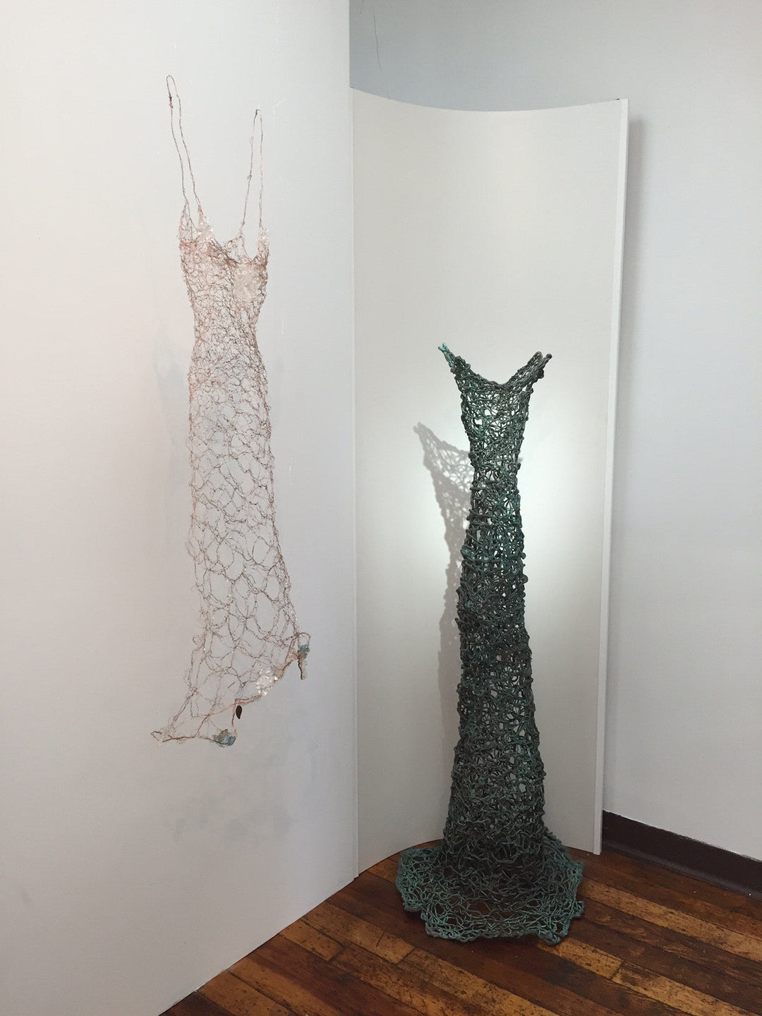 Large Scale Standing Green Copper Dress Sculpture ~ Cupre Standing Dre ...