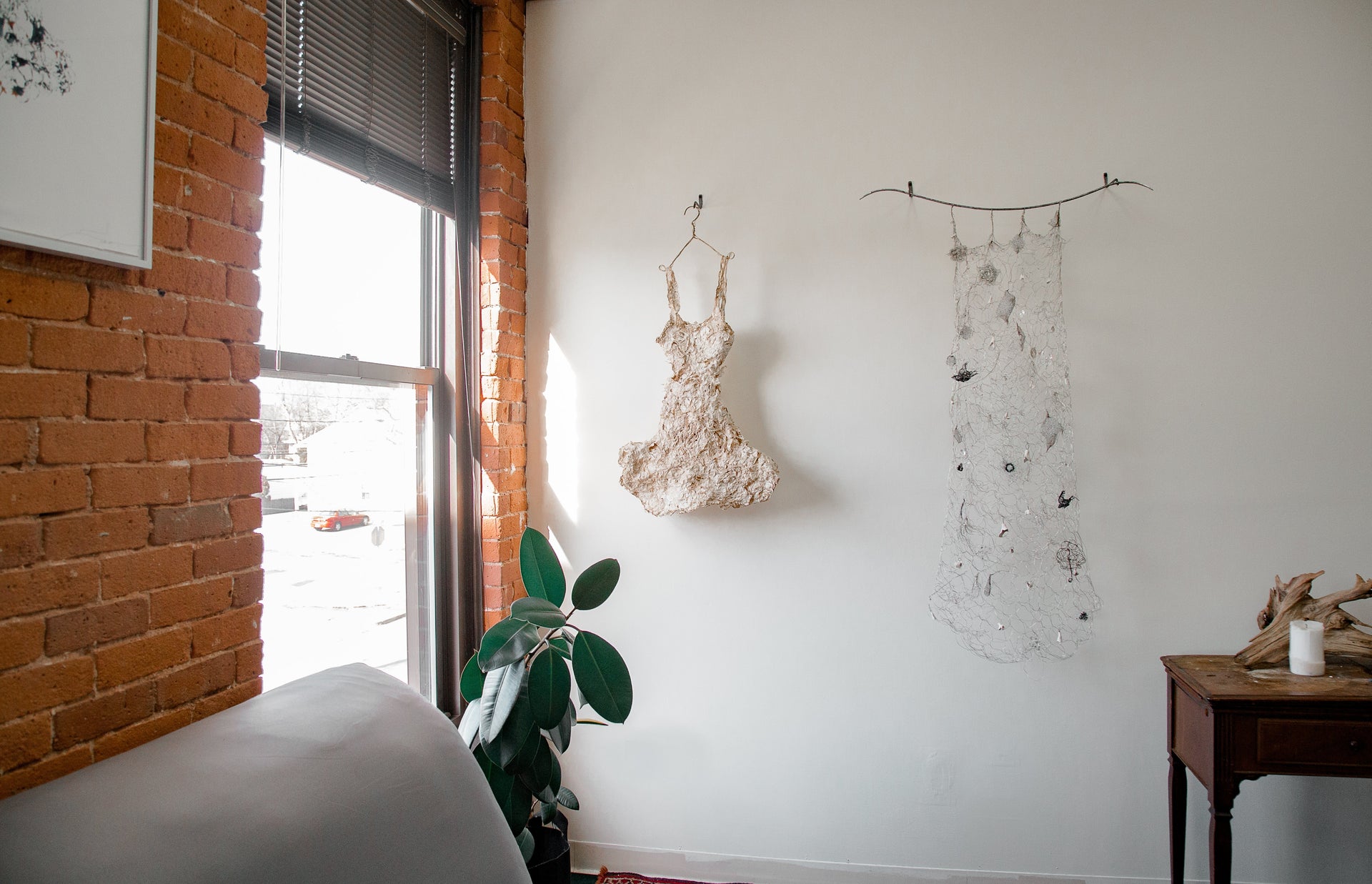 Handmade Paper Natural Fibers Dress Sculpture ~ Abaca Dress – Susan ...