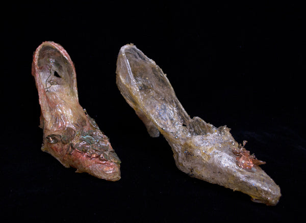 Mixed Media Resin Shoe Sculptures ~ Lilium Shoes – Susan Freda Studios