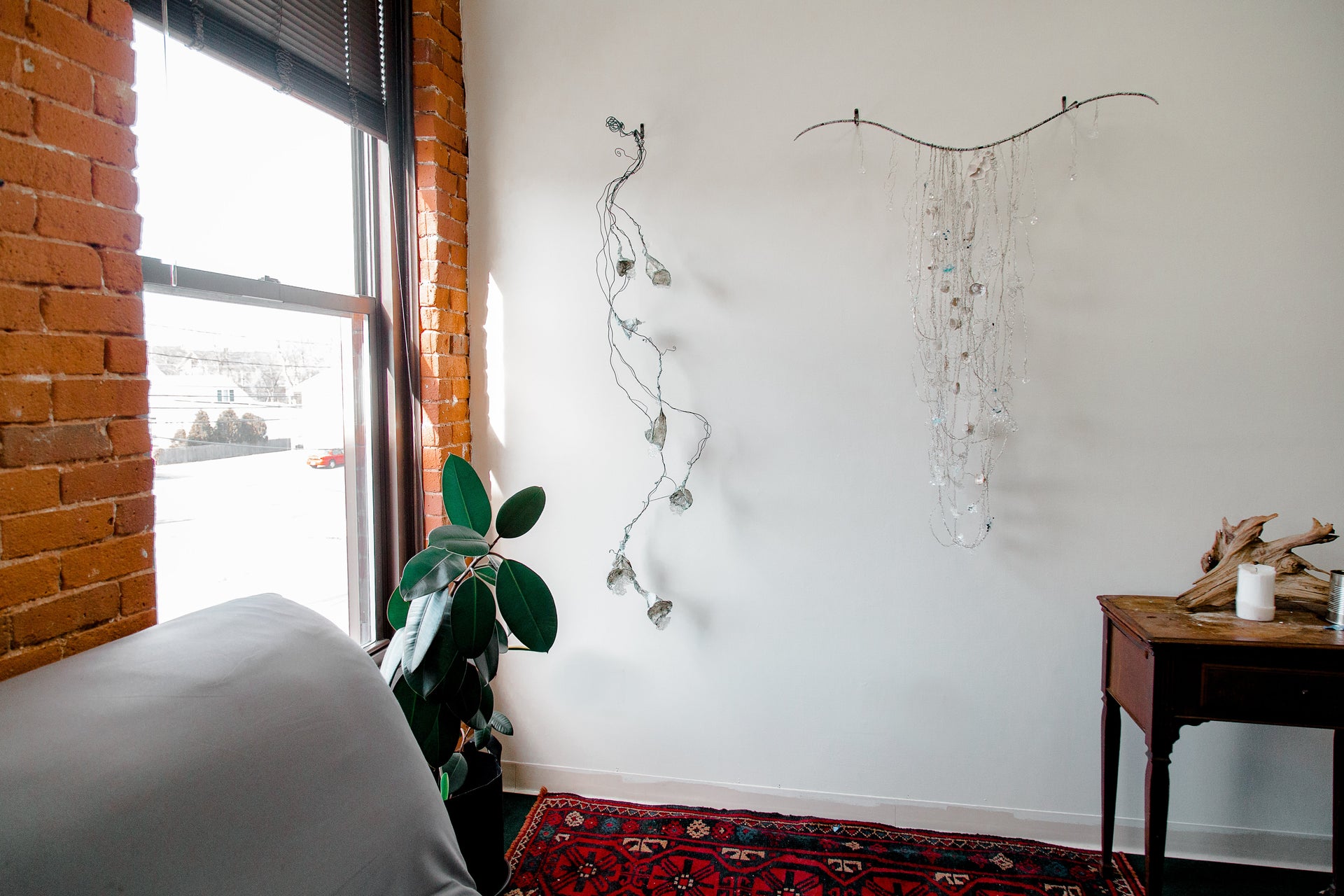 Mixed Media Flower Vine Wall Art ~ Urceus Vinea (Pitcher Vine) – Susan ...