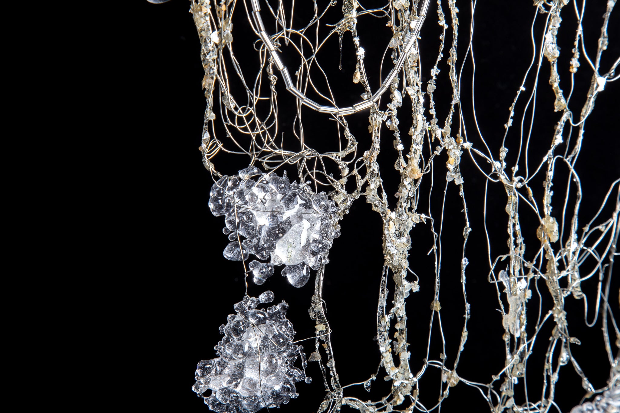 Small Silver Wire Tapestry ~ Minima Mineralis Genere (Tiny Mineral Bra ...