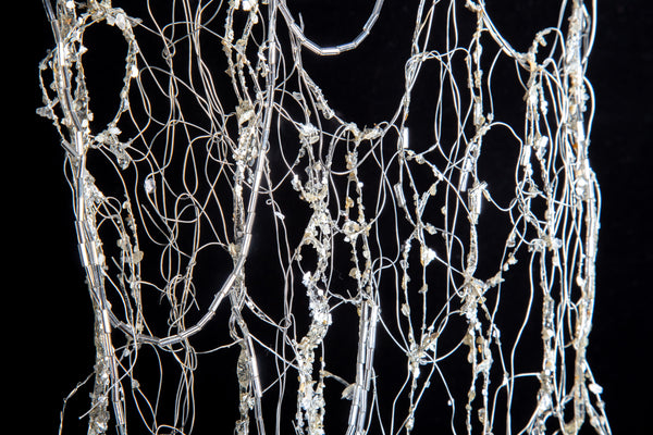 Small Silver Wire Tapestry ~ Minima Mineralis Genere (Tiny Mineral Bra ...