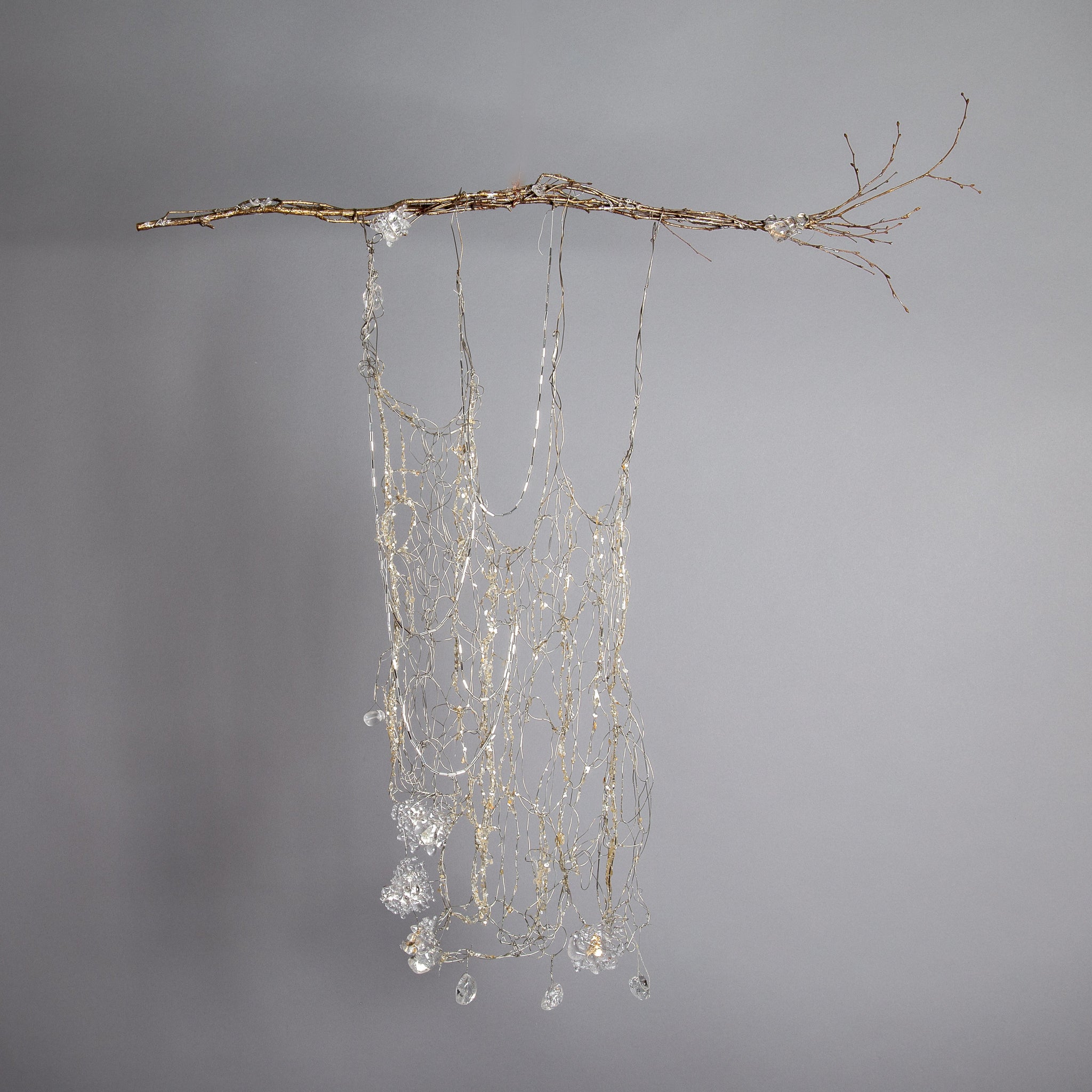 Small Silver Wire Tapestry ~ Minima Mineralis Genere (Tiny Mineral Bra ...