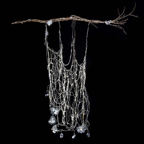 Small Silver Wire Tapestry ~ Minima Mineralis Genere (Tiny Mineral Bra ...